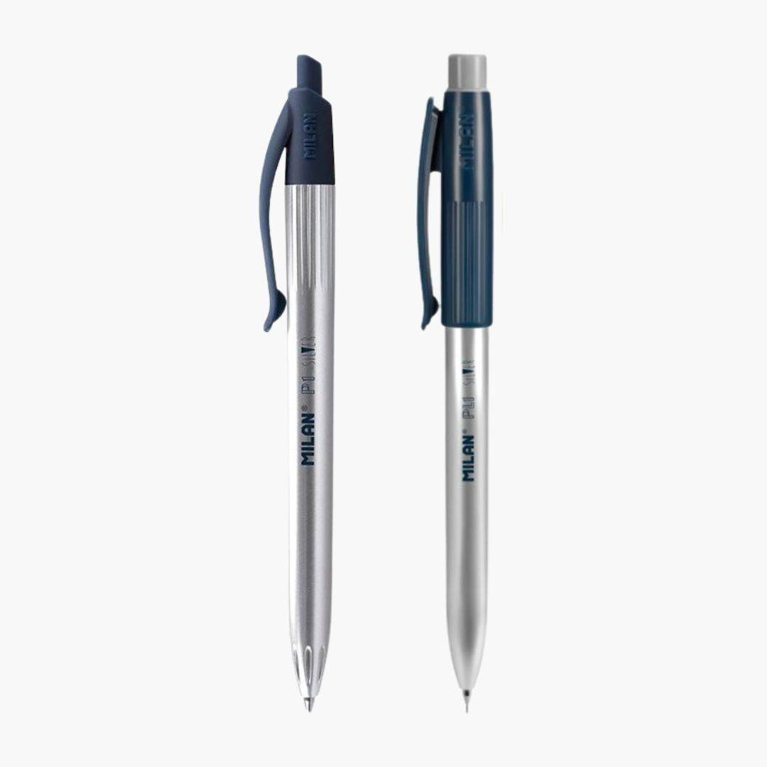 Silver Ballpoint Pen and Mechanical Pencil - Style and Functionality ...